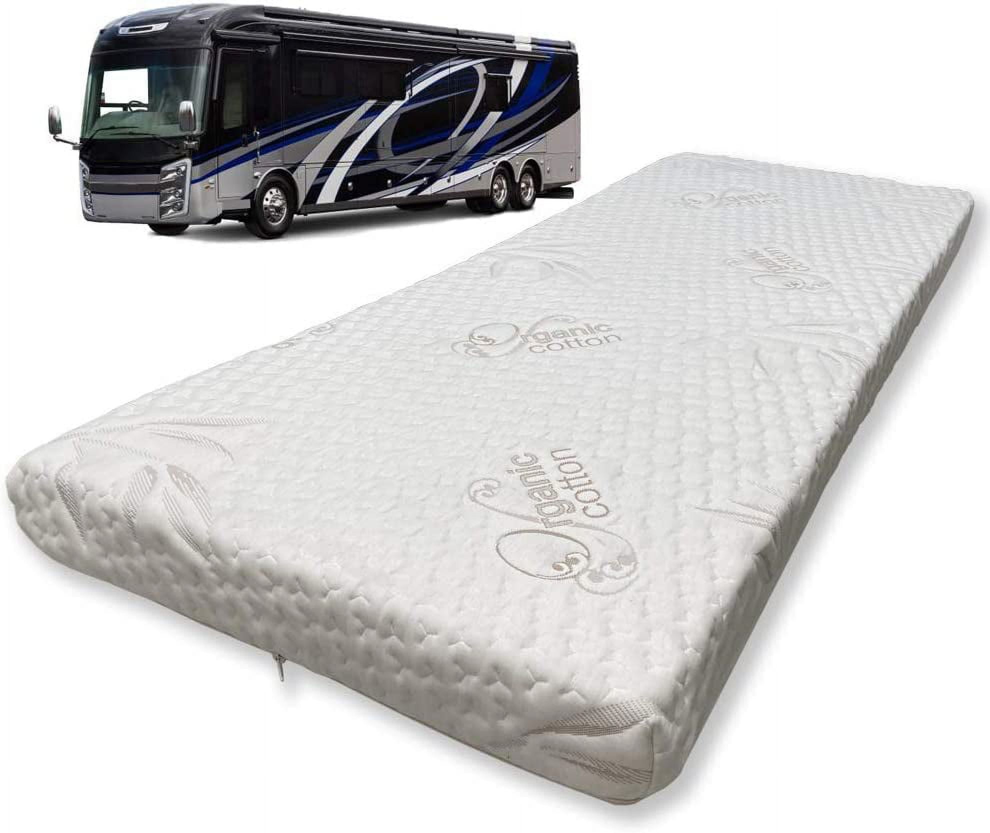 Foamma 4” x 28” x 72” Camper/RV Travel Memory Foam Bunk Mattress ...