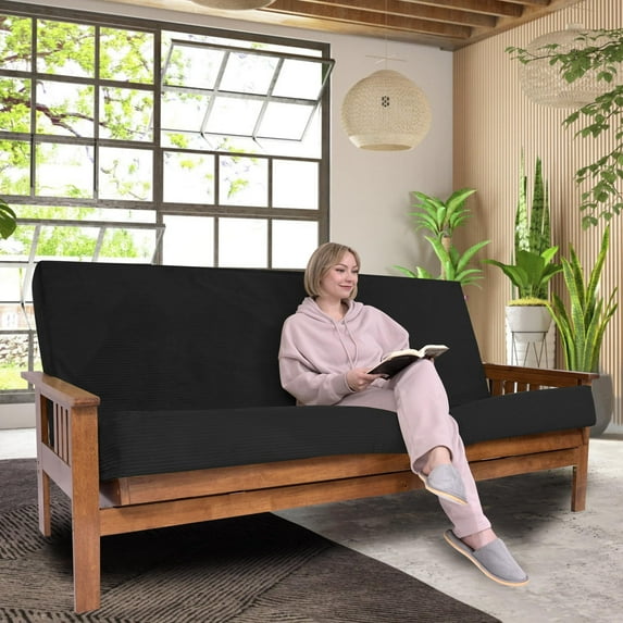 Foamma Memory Foam Futon Mattress, Double-Sided Foldout Couch Futon ...