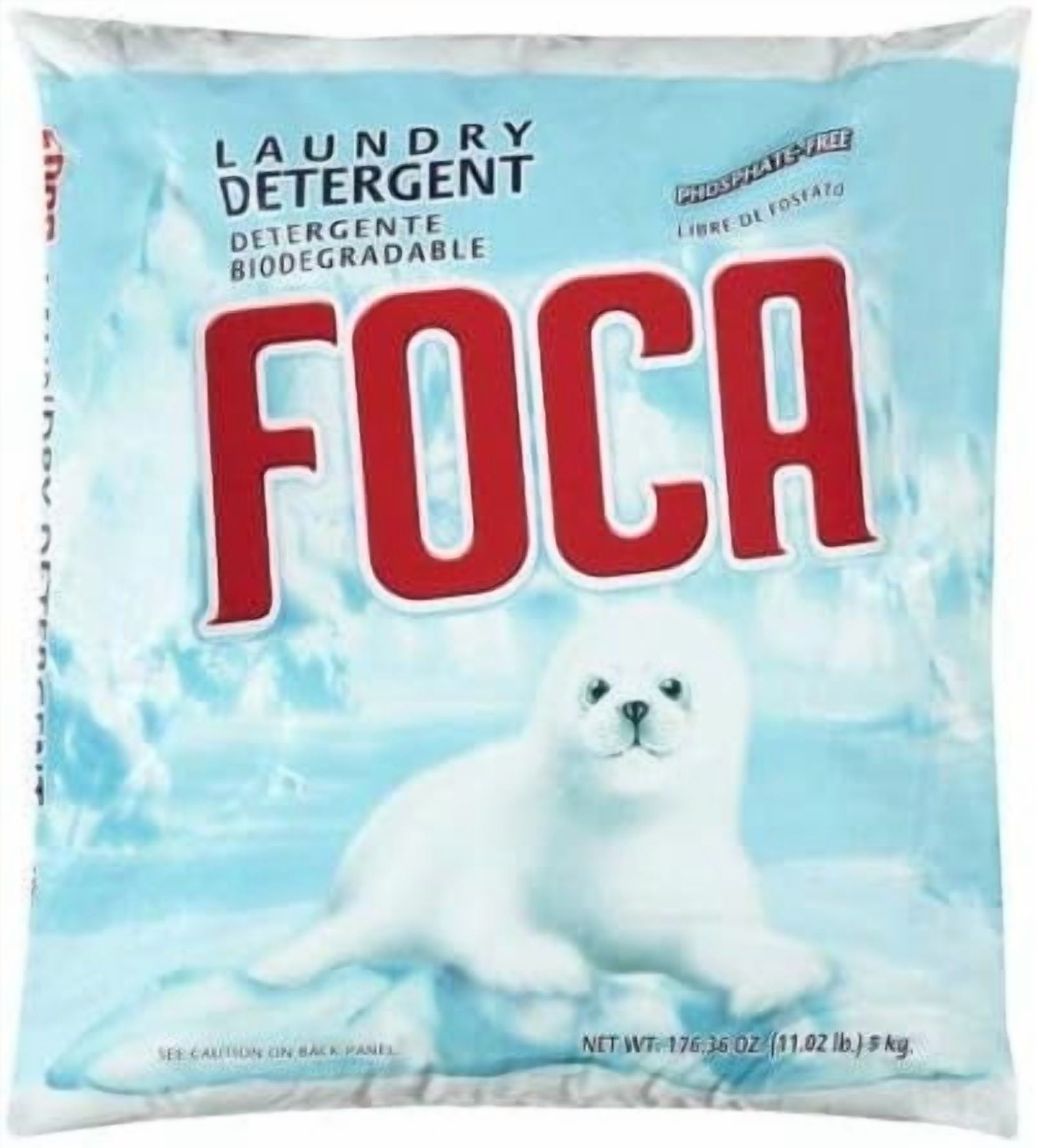 Foca Laundry Detergent 11 Lb Bag, Heavy-Duty Cleaning, Suitable for All ...