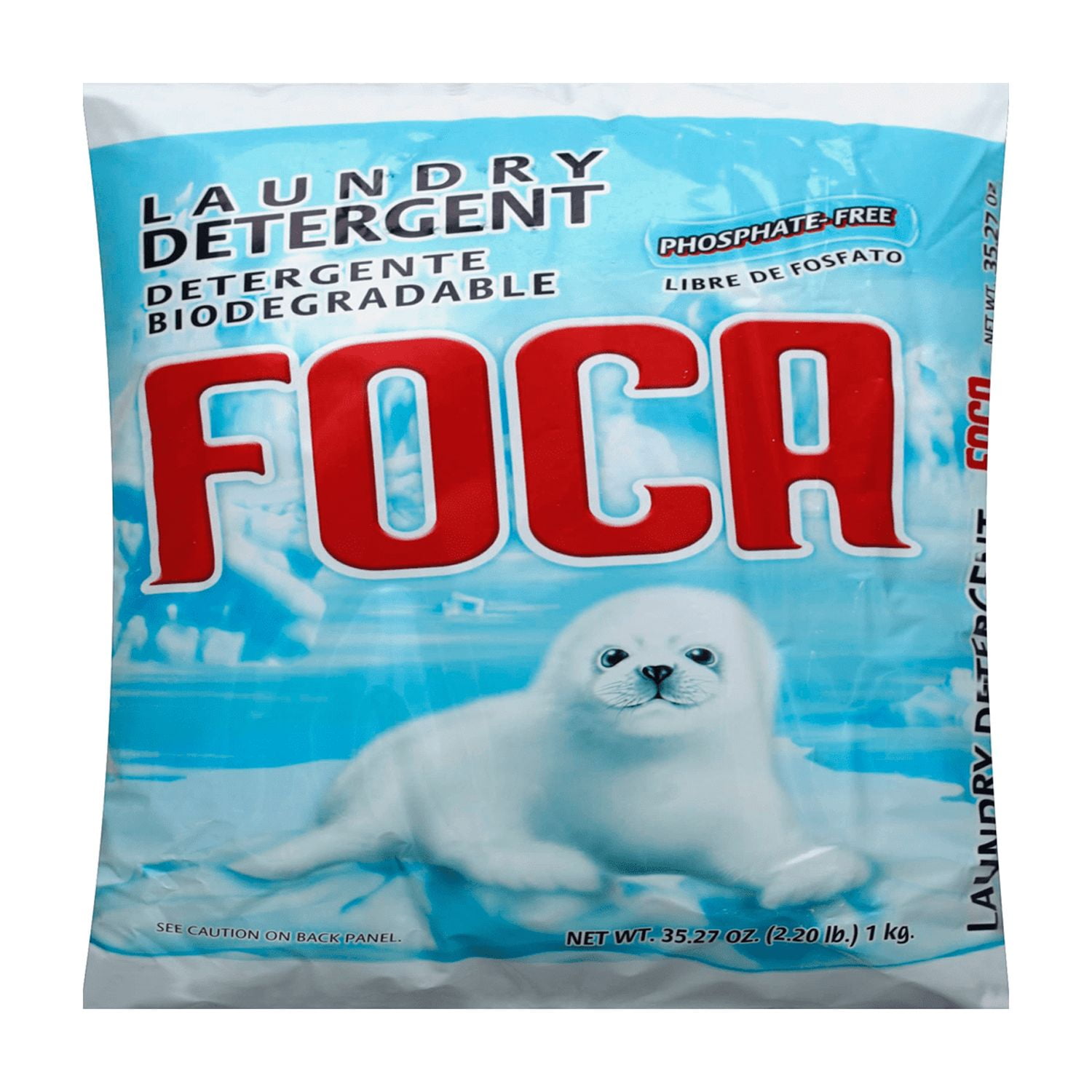 Foca Powder Laundry Detergent (2.2 lb) – Phosphate-Free 1 pack - Walmart.com