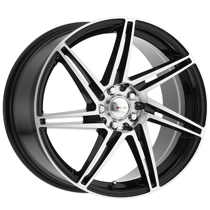 Focal 449U F-14 17x8 5x108/5x115 +42et Gloss Black Diamond Cut Face ...