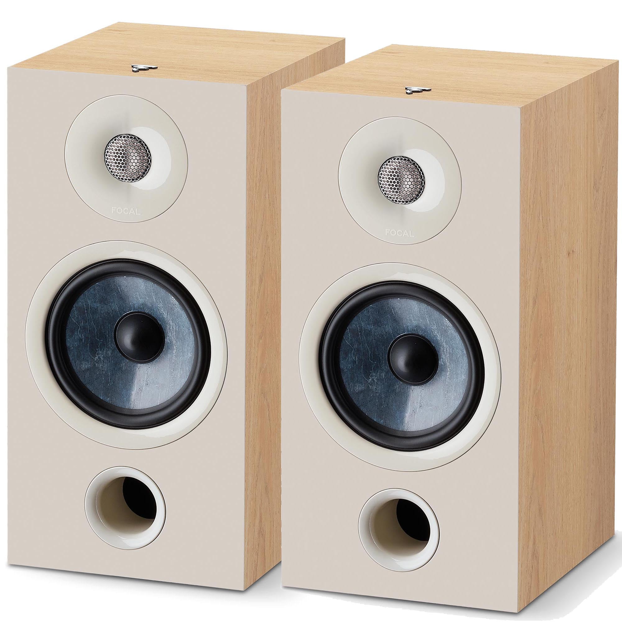 Focal Chora 806 2-way bass reflex bookshelf speakers, Light Wood ...