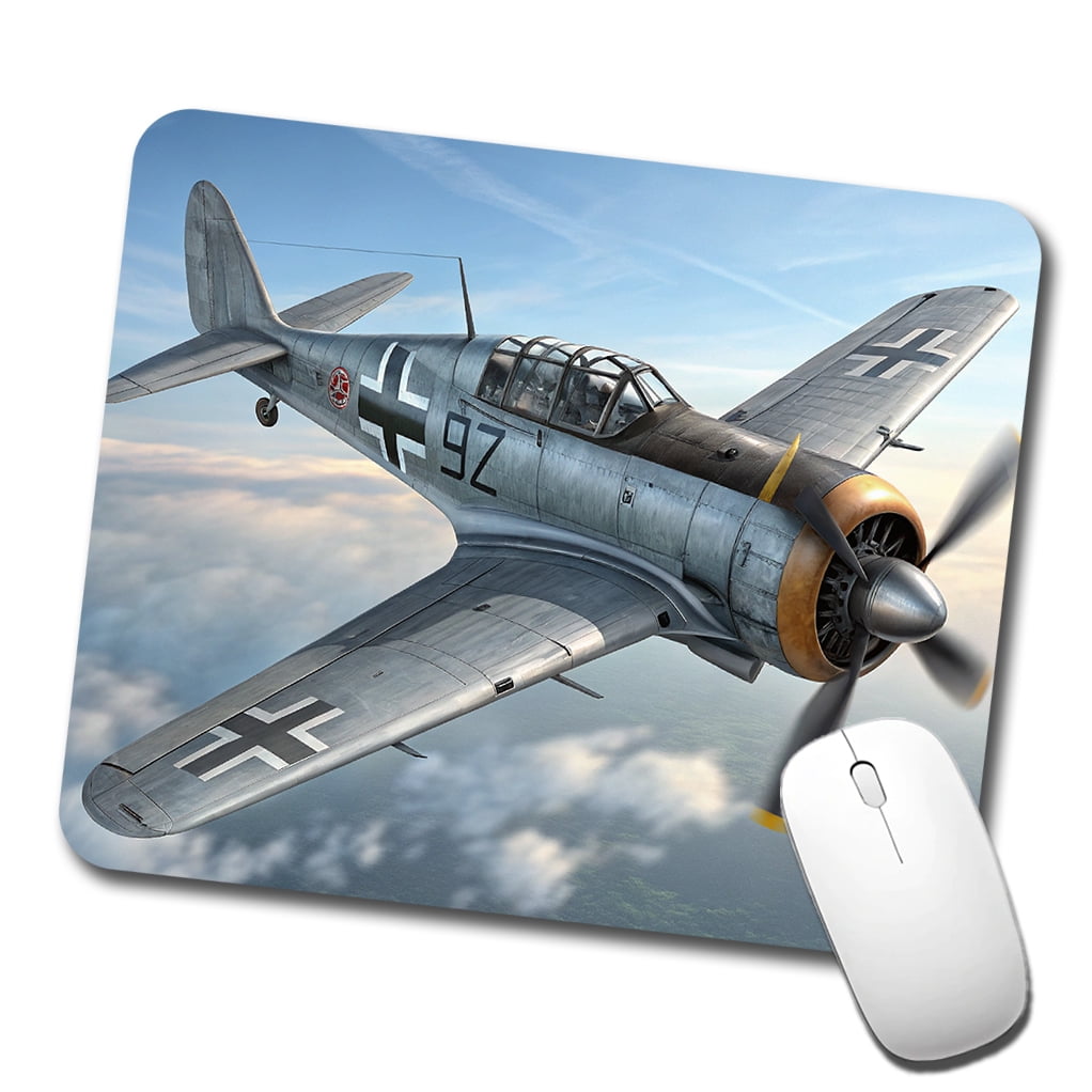 Focke Wulf Fw-190 WWII German Fighter Plane Mouse Pad Low Profile ...