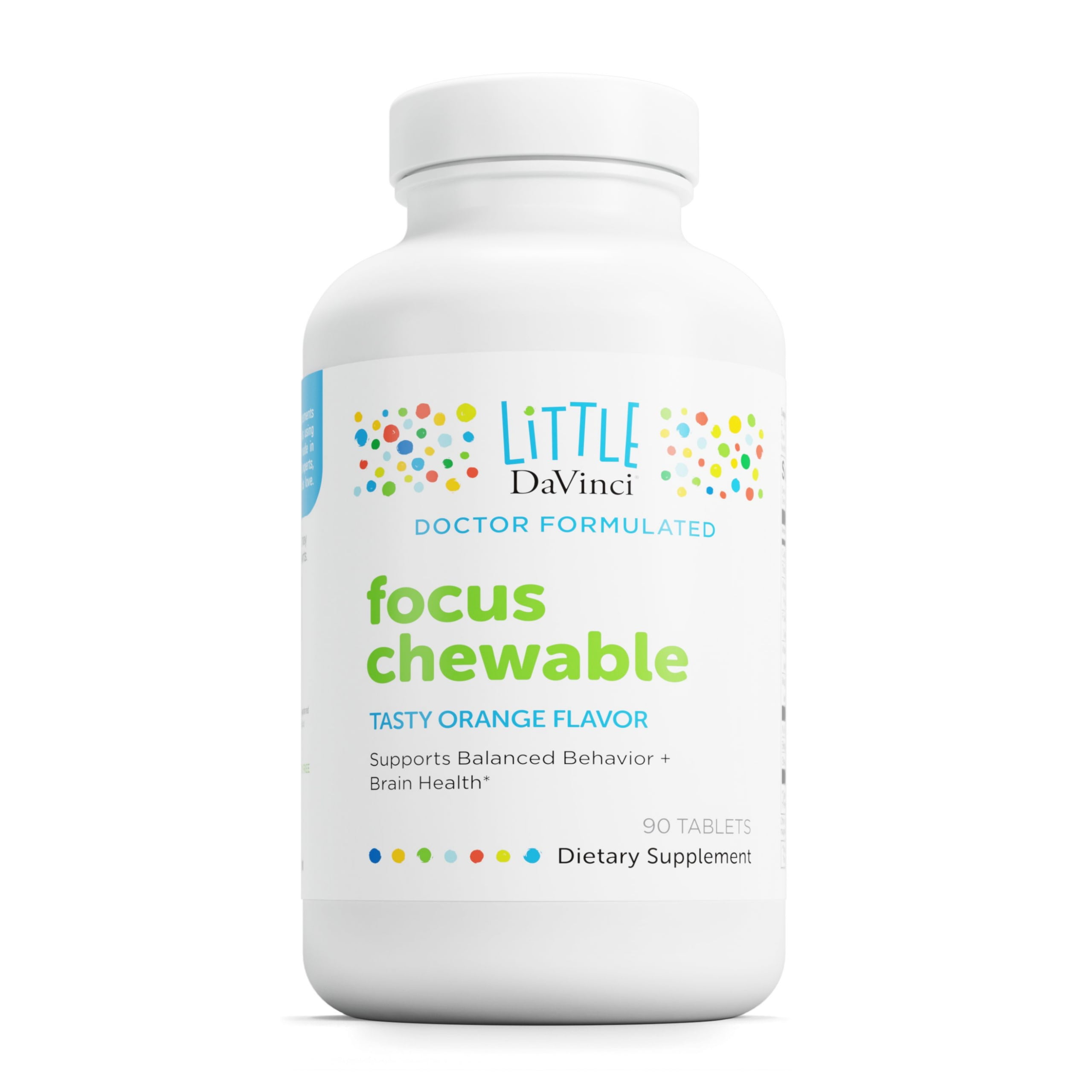 Focus Chewable, Tasty Orange , 90 Tablets, Little DaVinci - Walmart.com