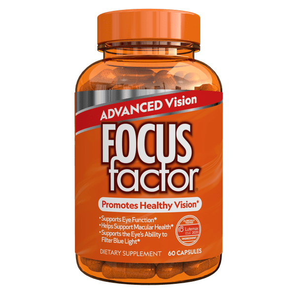 Focus Factor Advanced Vision Formula 60ct - Eye Supplement feat. Lutein ...