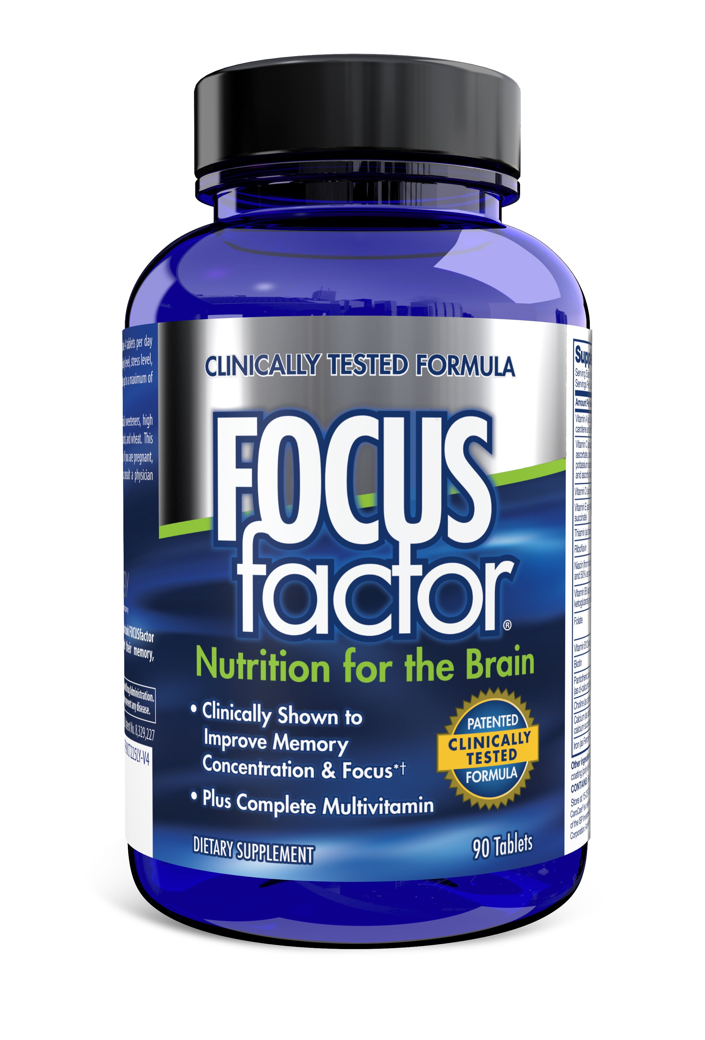 Focus Factor Nutrition Brain Booster Formula Pills, Memory Supplement ...