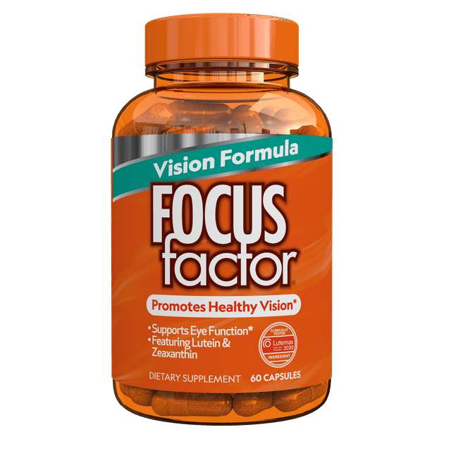 Focus Factor Vision Formula 60ct - Eye Supplement feat. Lutein ...