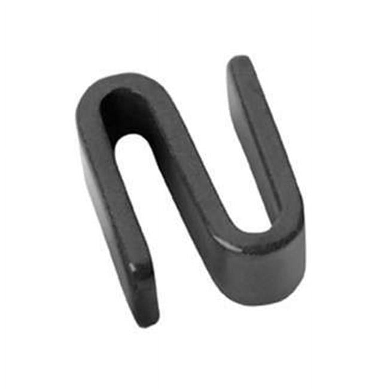 Focus Foodservice S-Hook-Shelf Connectors - Black Epoxy Coated - 2 per ...