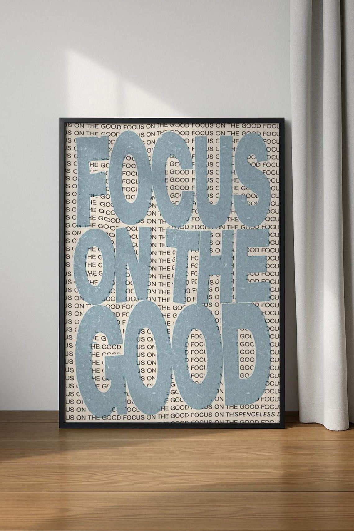 Focus On The Good Poster, Motivational Quote Poster, Poster, Trendy ...