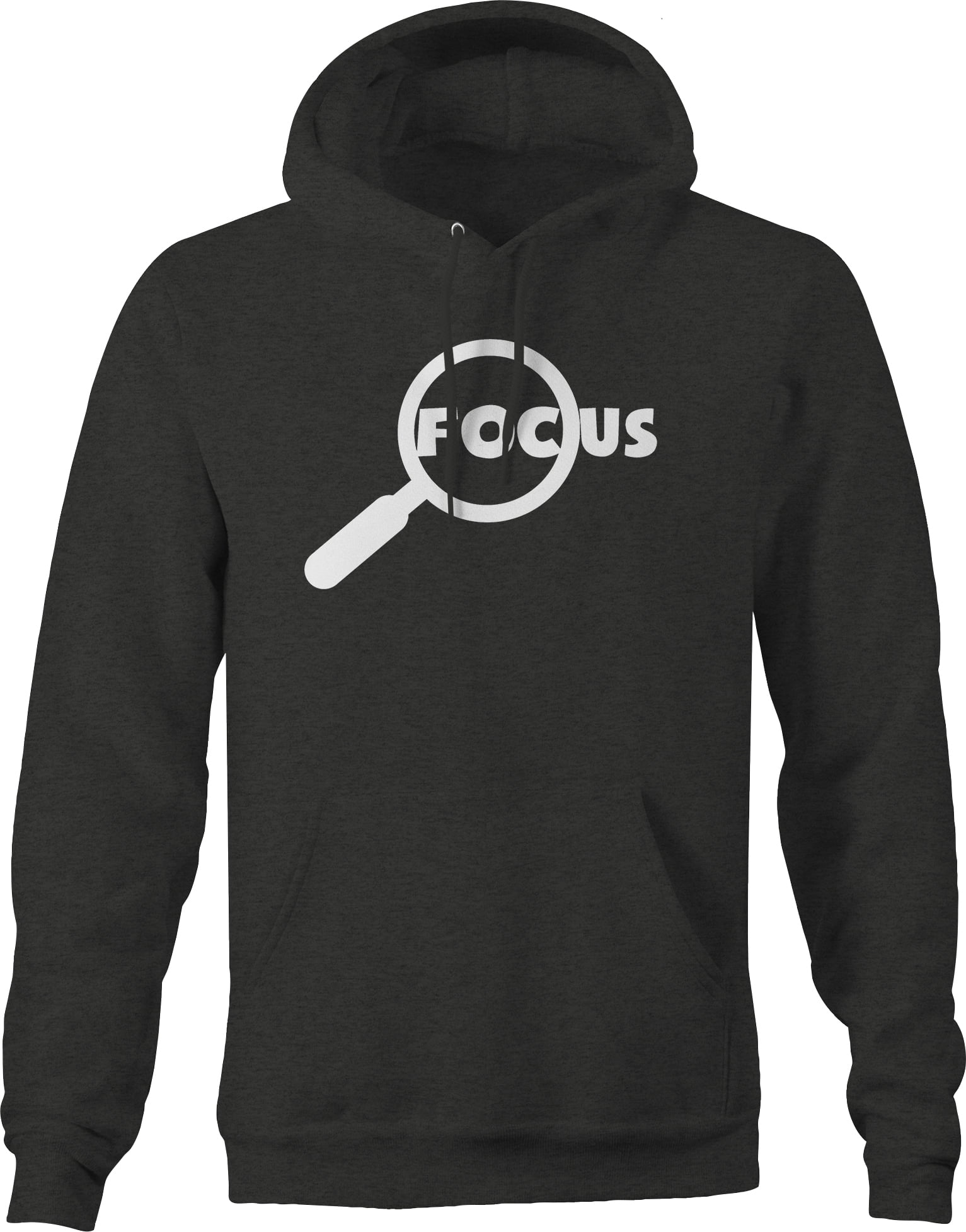 Focus Magnifying Glass Teacher s Learning Graphic Hoodies Xlarge Dark ...