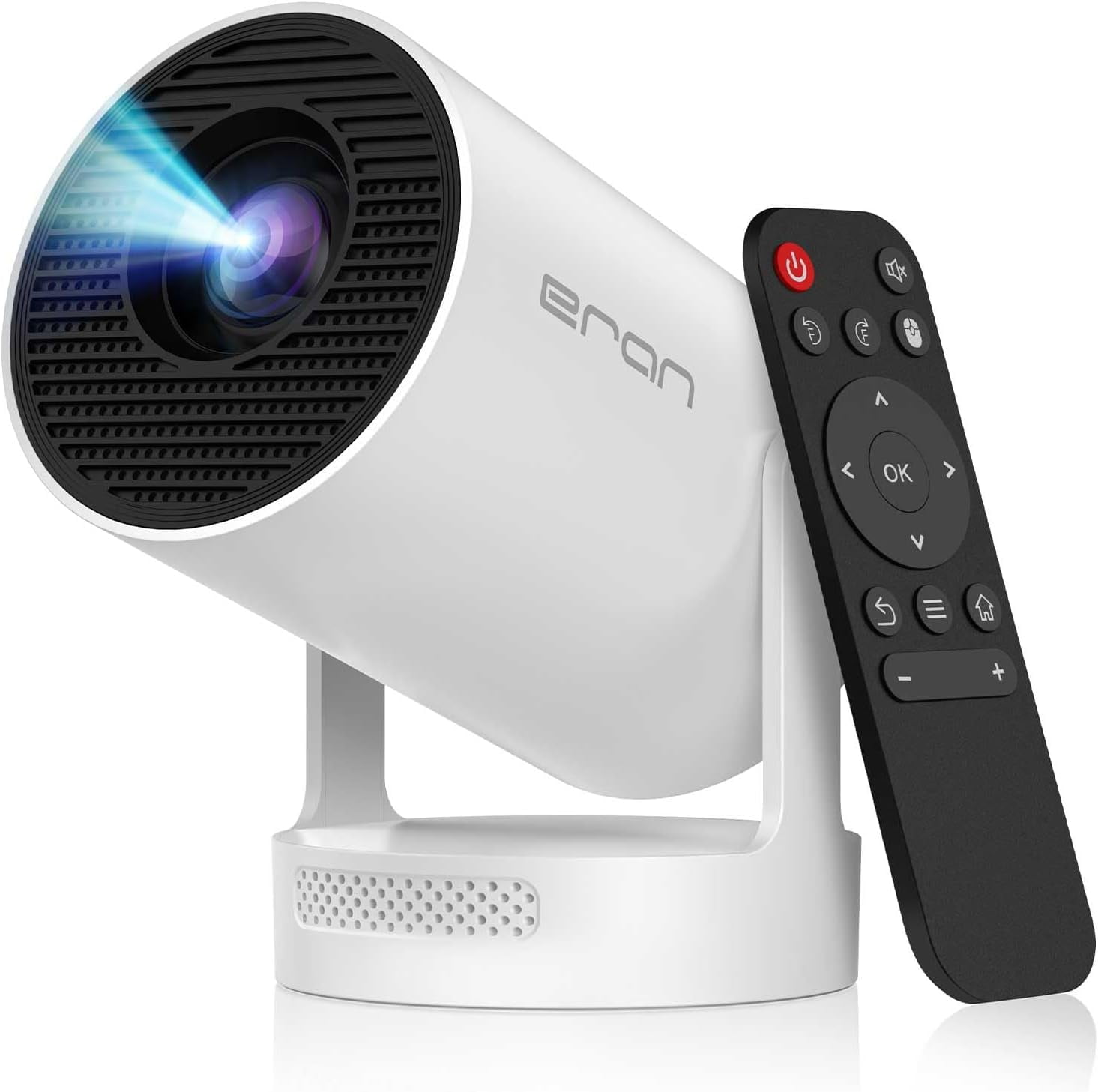 [ Focus]Mini Portable Projector with 4K Support, 5.4 WIFI6, 5watt Sound ...