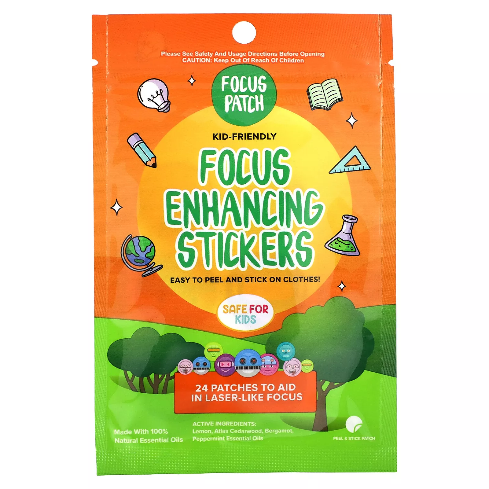 Focus Patch, Focus Enhancing Stickers, 24 Patches - Walmart.com