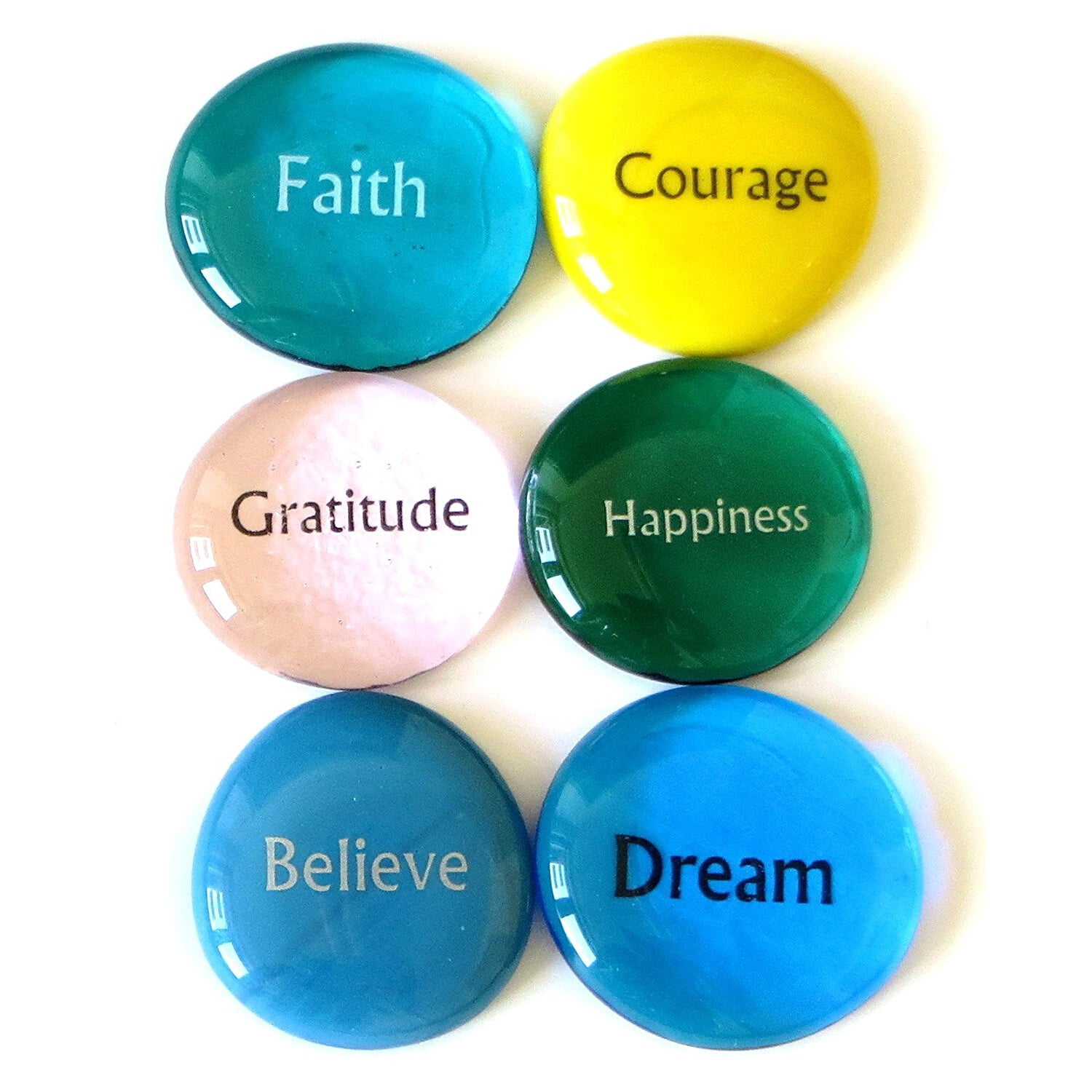 Focus Stones, 6 Inspiring, Encouraging and Motivating Single Words ...