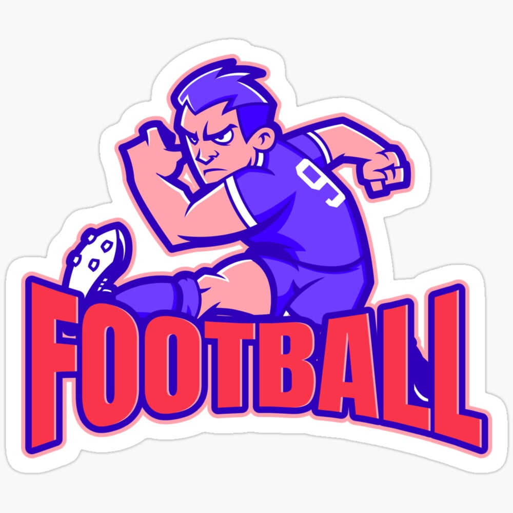 Focus On The Strike - The Beautiful Game Of Football Sticker Baseball ...