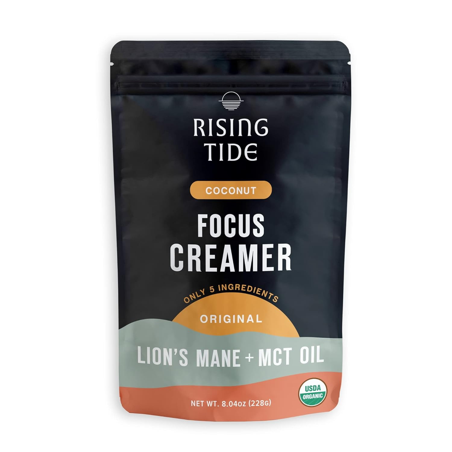 Focus Vegan Creamer, Organic Powdered Coffee Creamer With Lions Mane ...