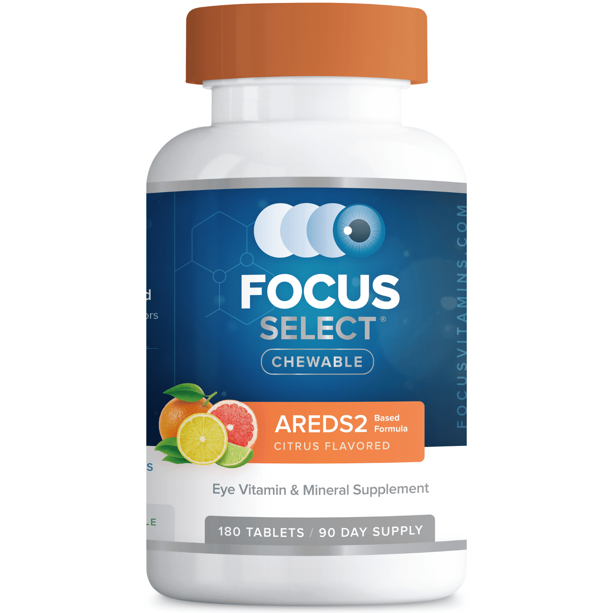 Focus Vitamins Select® AREDS2 Chewable Tablets, Eye Vitamin & Mineral ...