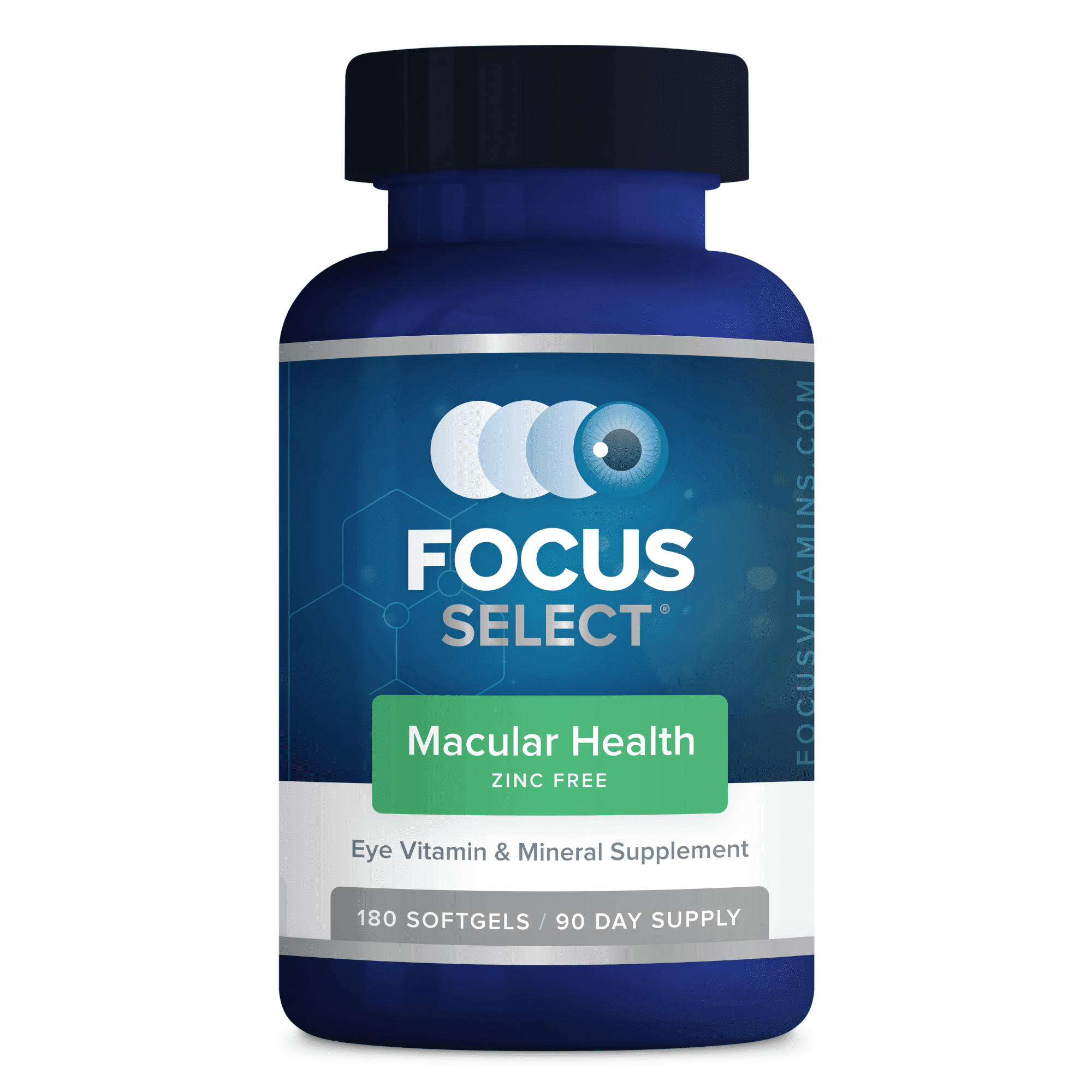 Focus Vitamins Focus Select® Zinc-Free Macula Health Formula, 180 ...