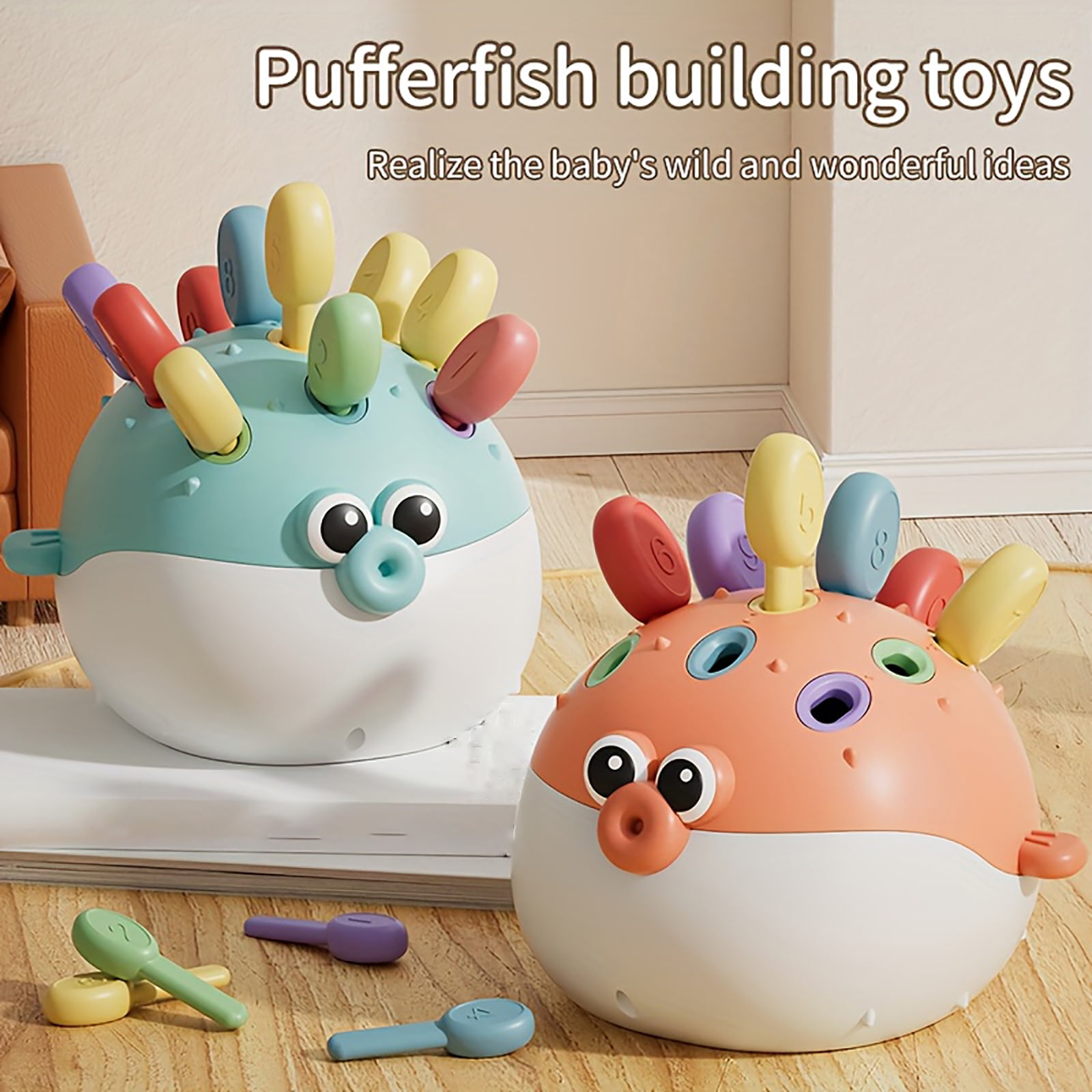 Focus and Matching Skill Puzzle, Blue Color, Fine Motor Training and ...
