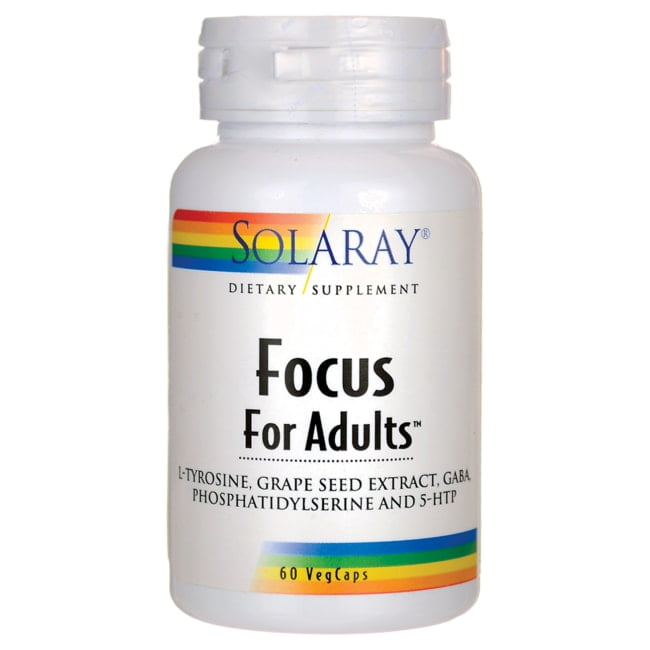 Focus for Adults By Solaray - 60 Capsules - Walmart.com
