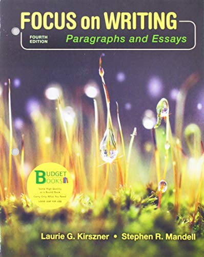Pre-Owned Focus on Writing: Paragraphs and Essays Paperback - Walmart.com