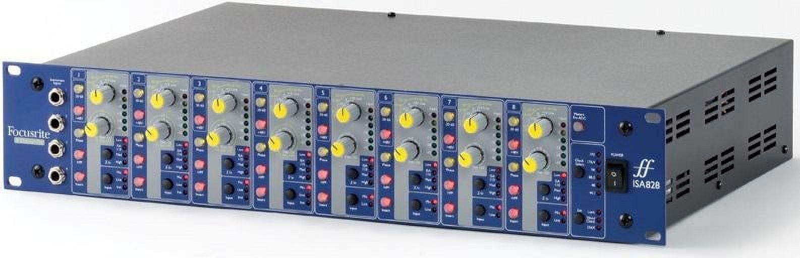 Focusrite ISA828 8 Channel Microphone Preamp - Walmart.com