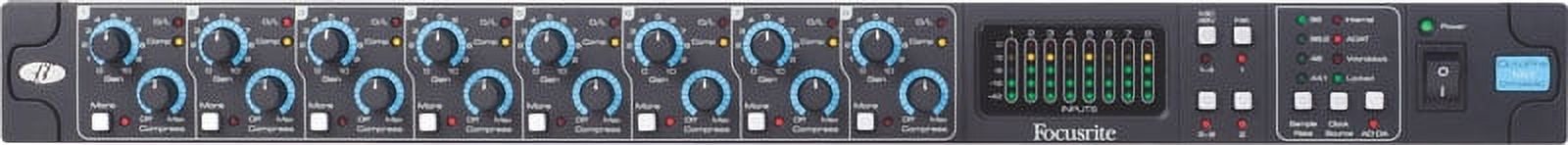 Focusrite OctoPre MkII Dynamic 8-channel Microphone Preamplifier ...