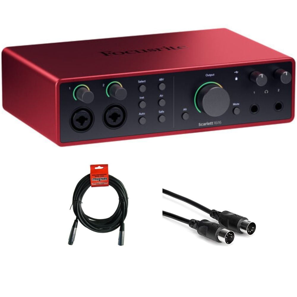Focusrite Scarlett 16i16 USB-C Audio/MIDI Interface (4th Generation ...