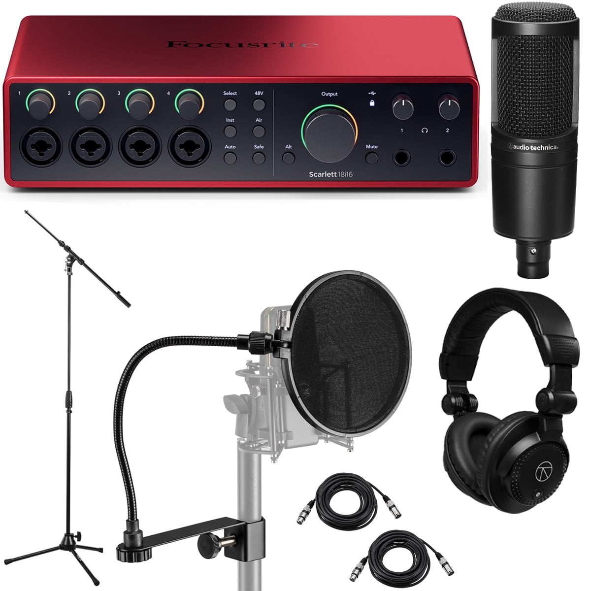 Focusrite Scarlett 18i16 4th Gen USB Audio Interface with Software ...