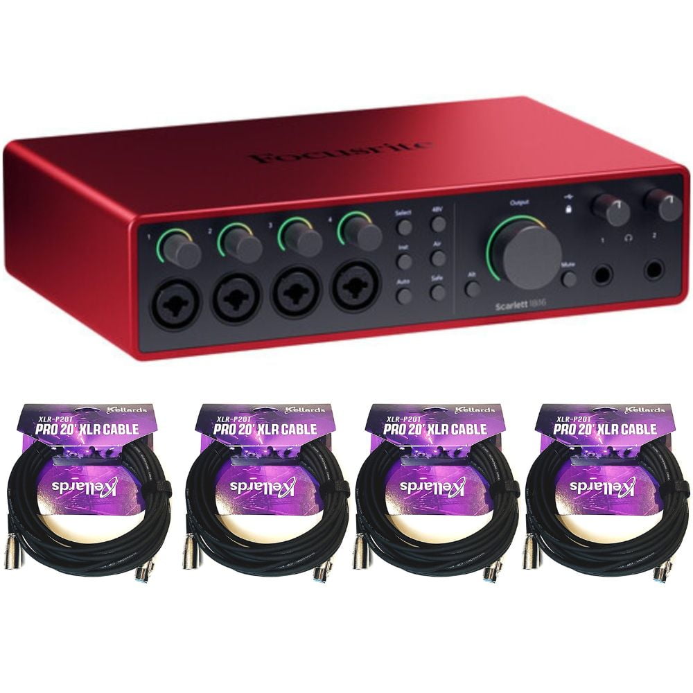 Focusrite Scarlett 18i16 USB-C Audio/MIDI Interface (4th Generation ...