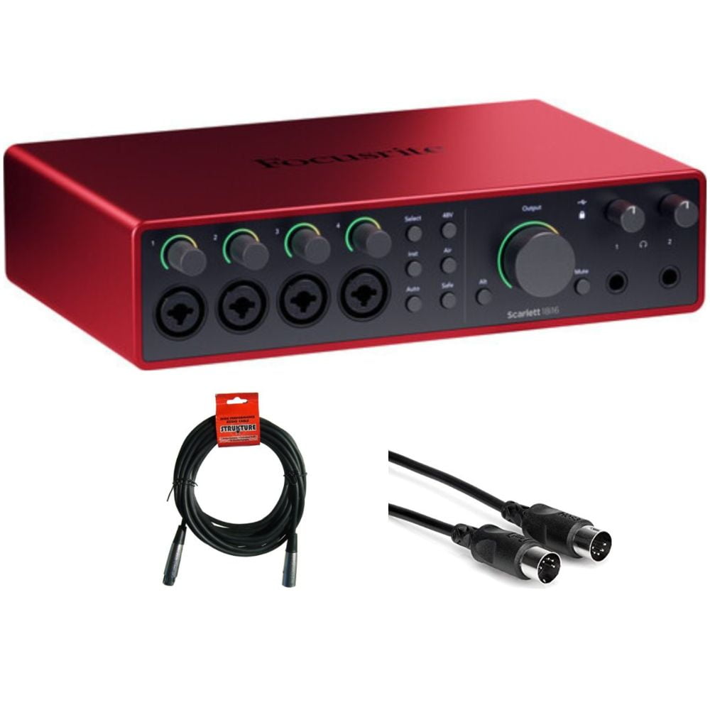 Focusrite Scarlett 18i16 USB-C Audio/MIDI Interface (4th Generation ...