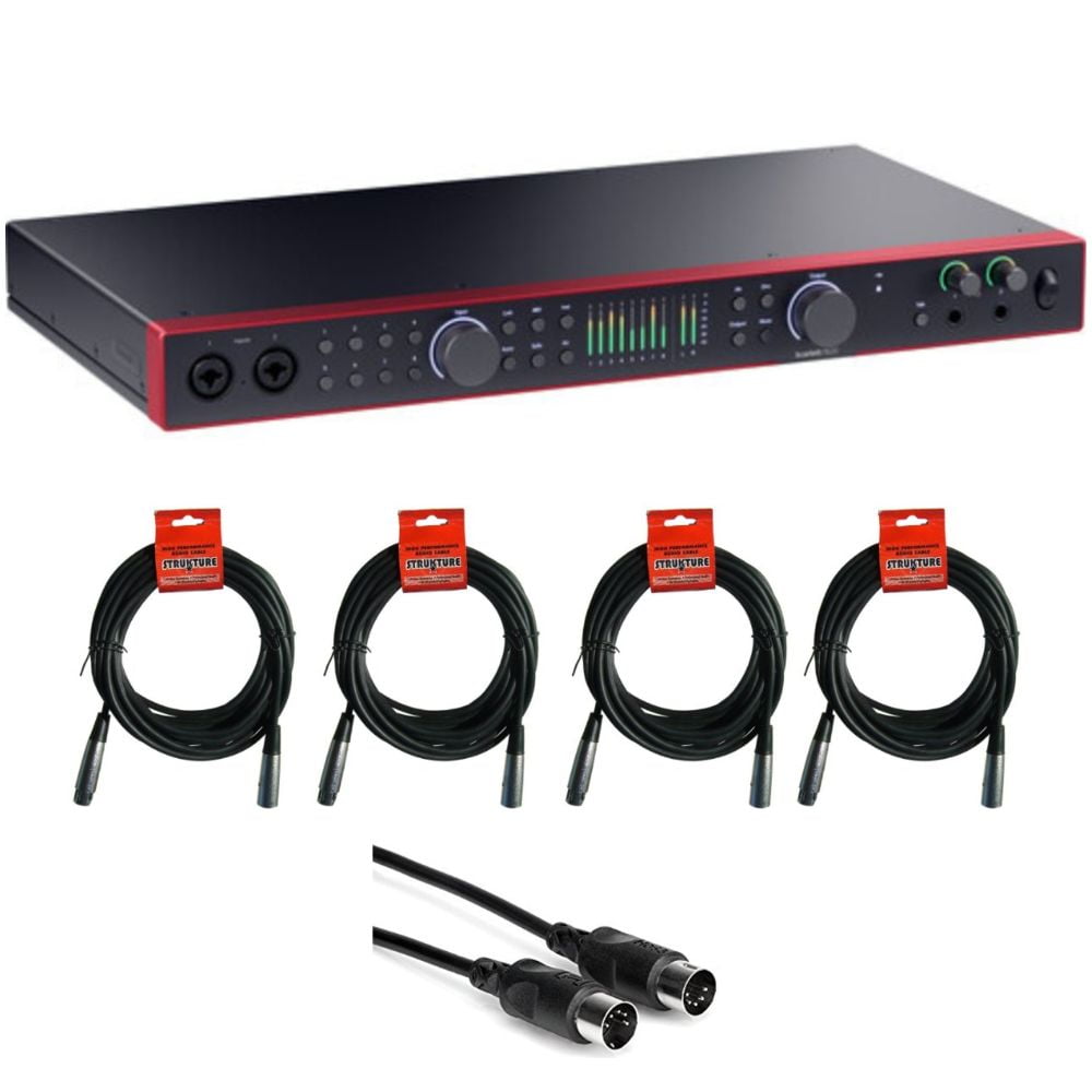 Focusrite Scarlett 18i20 USB-C Audio/MIDI Interface 4th Generation ...