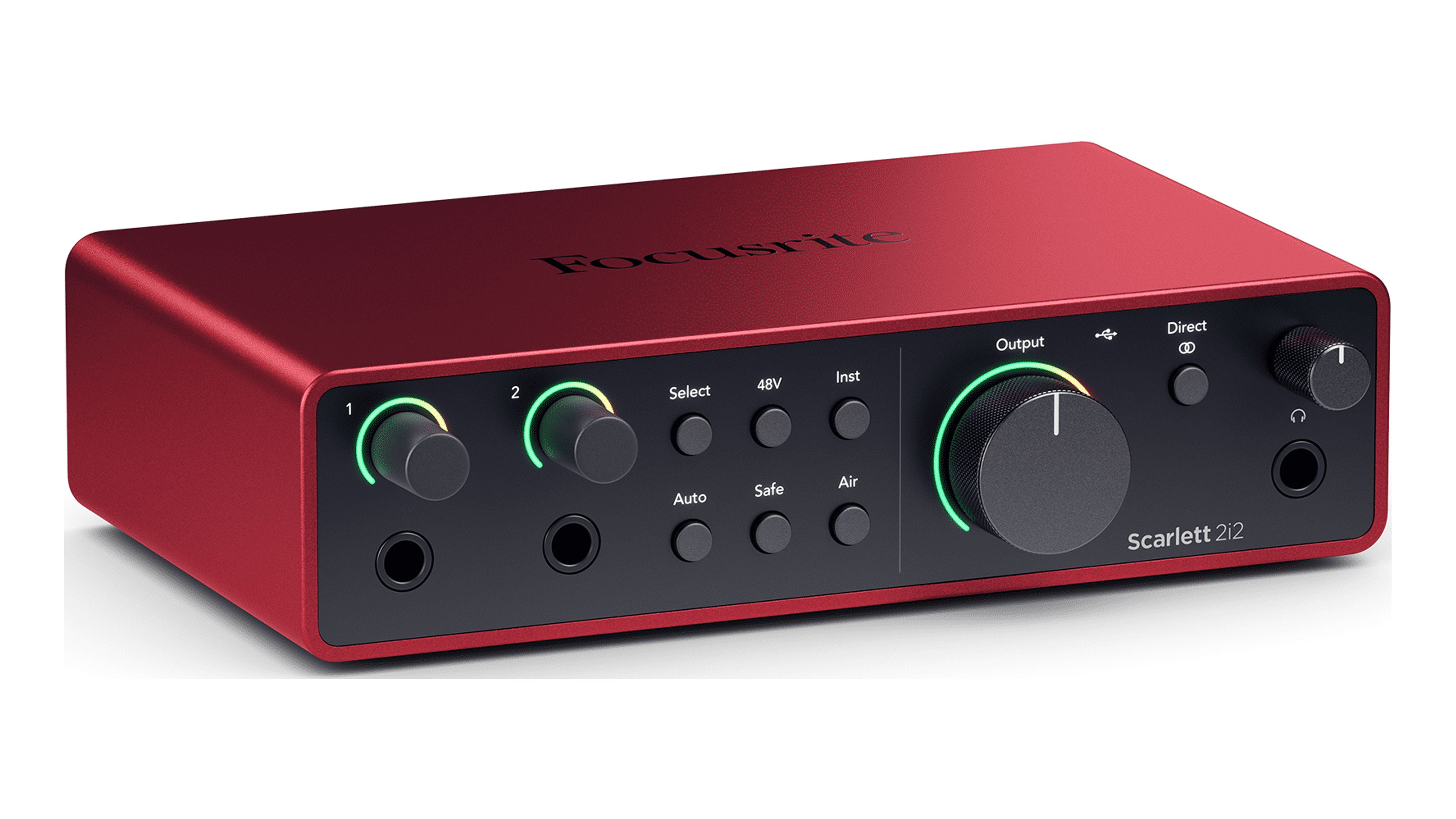 Focusrite Scarlett 2i2 (4th Gen) Studio Sound Card - USB Audio ...