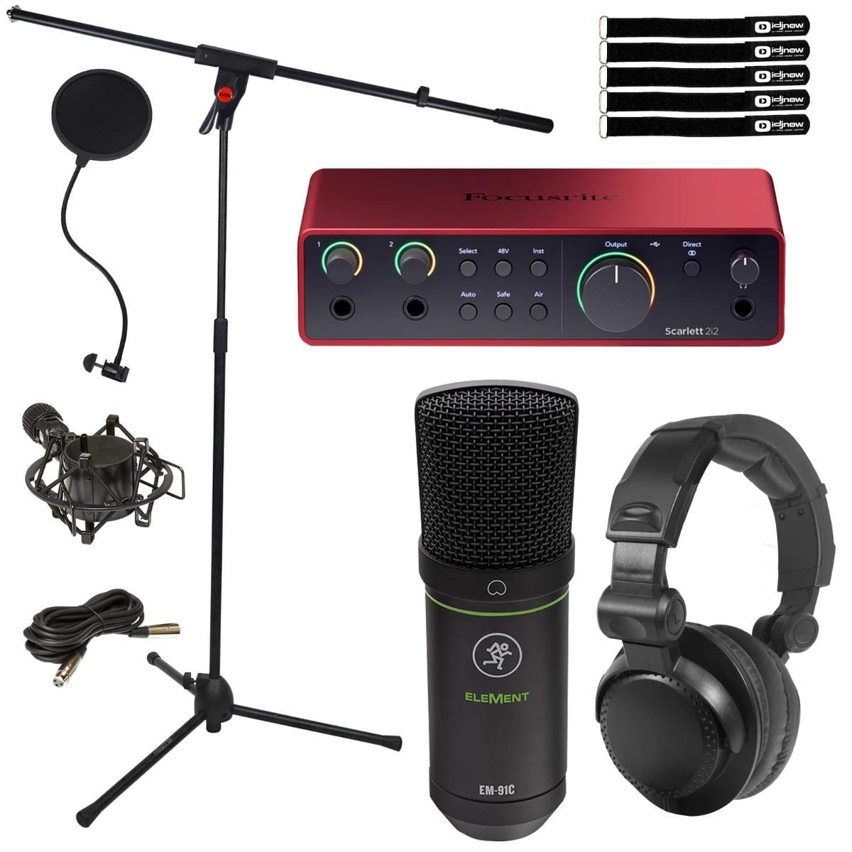 Focusrite Scarlett 2i2 4th Generation 2-in 2-out USB Audio Interface ...