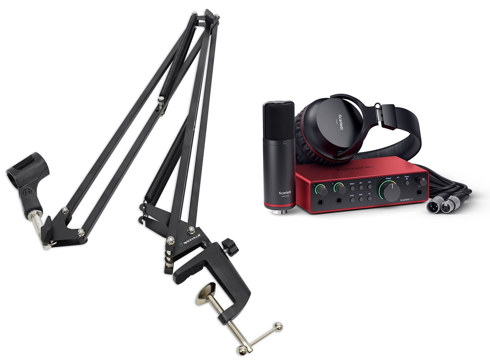 Focusrite Scarlett 2i2 Studio 4th Gen Recording Interface+Headphones ...