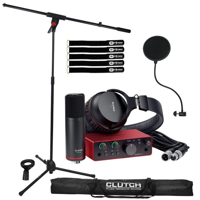 Focusrite Scarlett Solo Studio 4th Gen 2-in 2-out USB Audio Interface ...