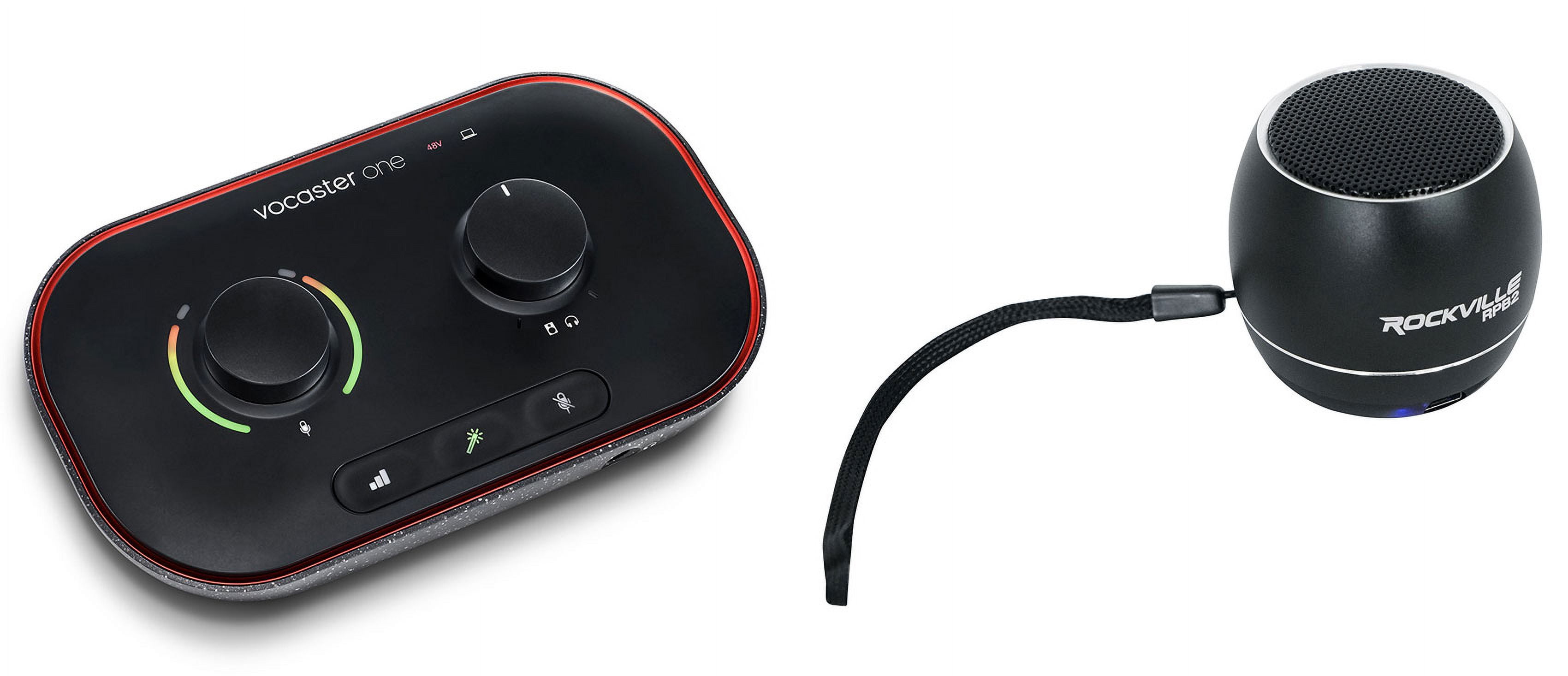 Focusrite Vocaster One USB-C Podcast Audio Recording Interface ...