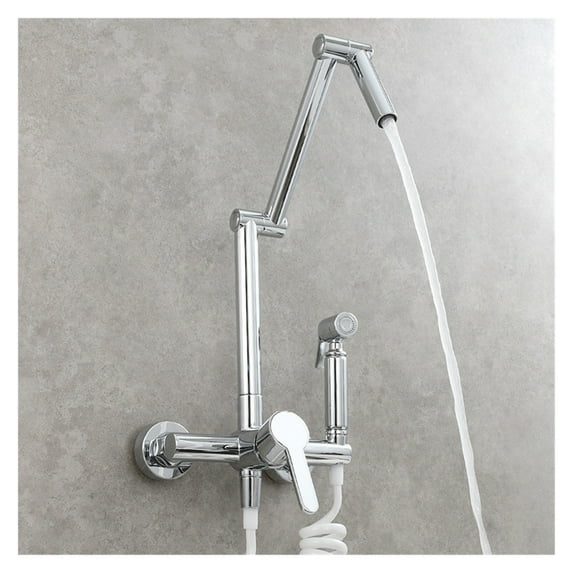 Fodable Kitchen Faucet Brass Black Kitchen Sink Mixer Tap Hot & Cold ...