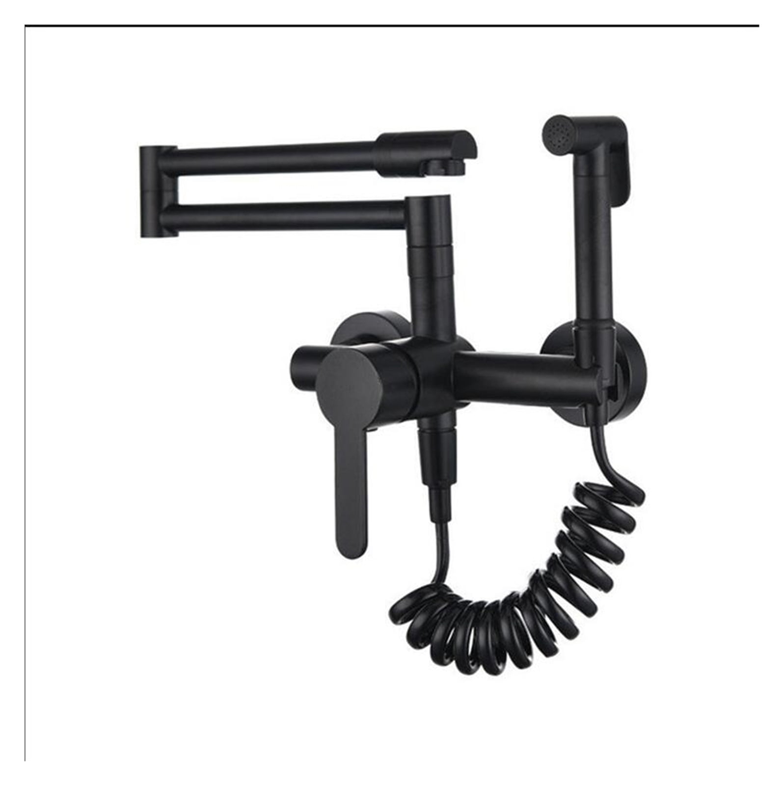 Fodable Kitchen Faucets Solid Brass Kitchen Sink Mixer Tap Hot & Cold ...