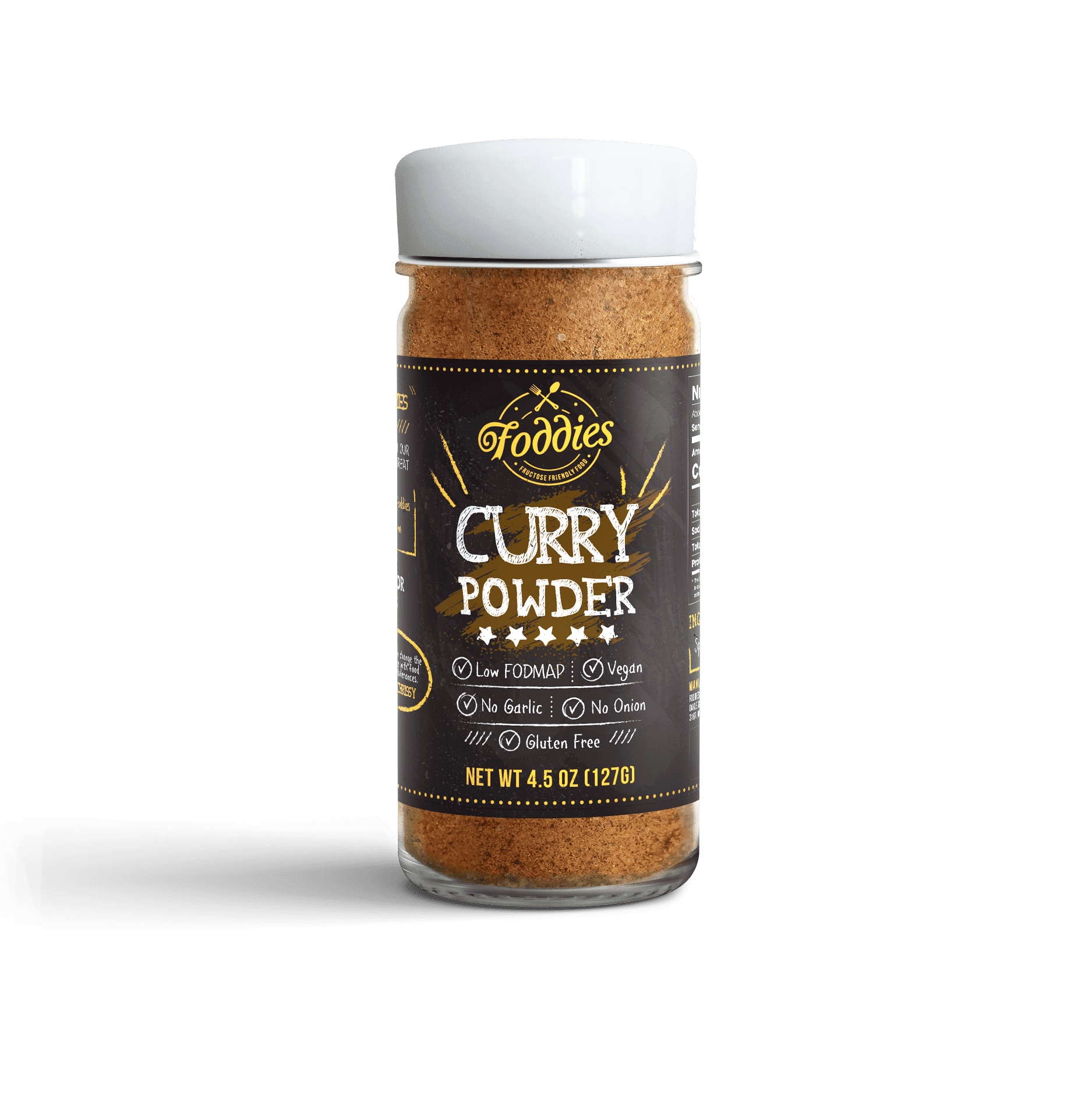Foddies Curry Powder, Low FODMAP, Gluten Free, No Onion No Garlic ...