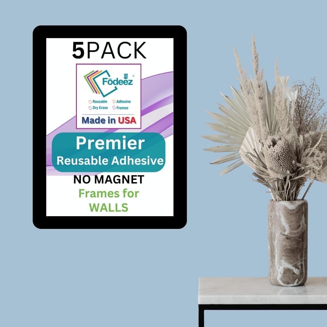 Fodeez® Frames Letter-Size Adhesive Frames for Walls - Walmart.com