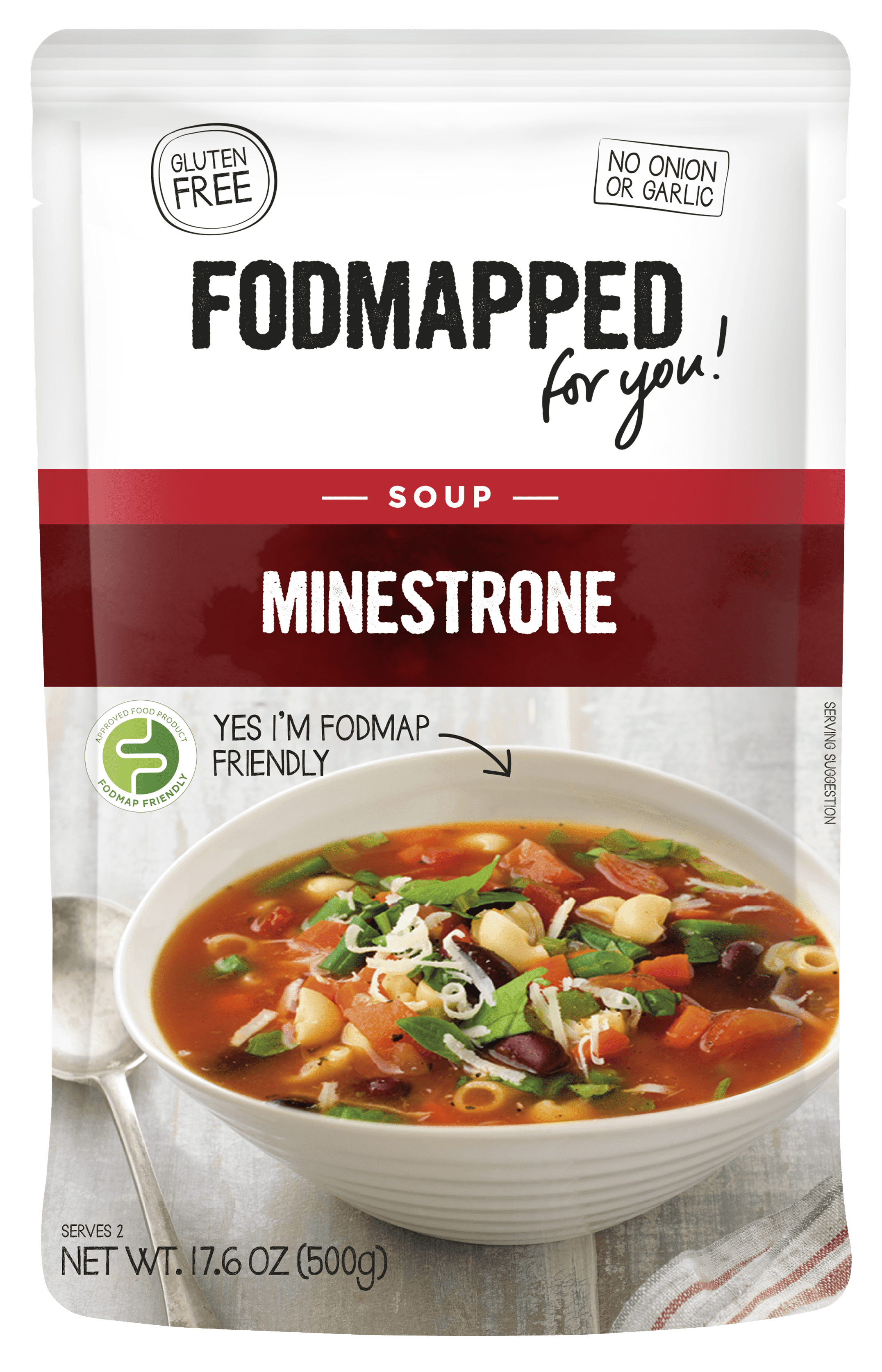 "Fodmapped For You Soup Minestrone, Case of 5 X 17.6 Oz" - Walmart.com