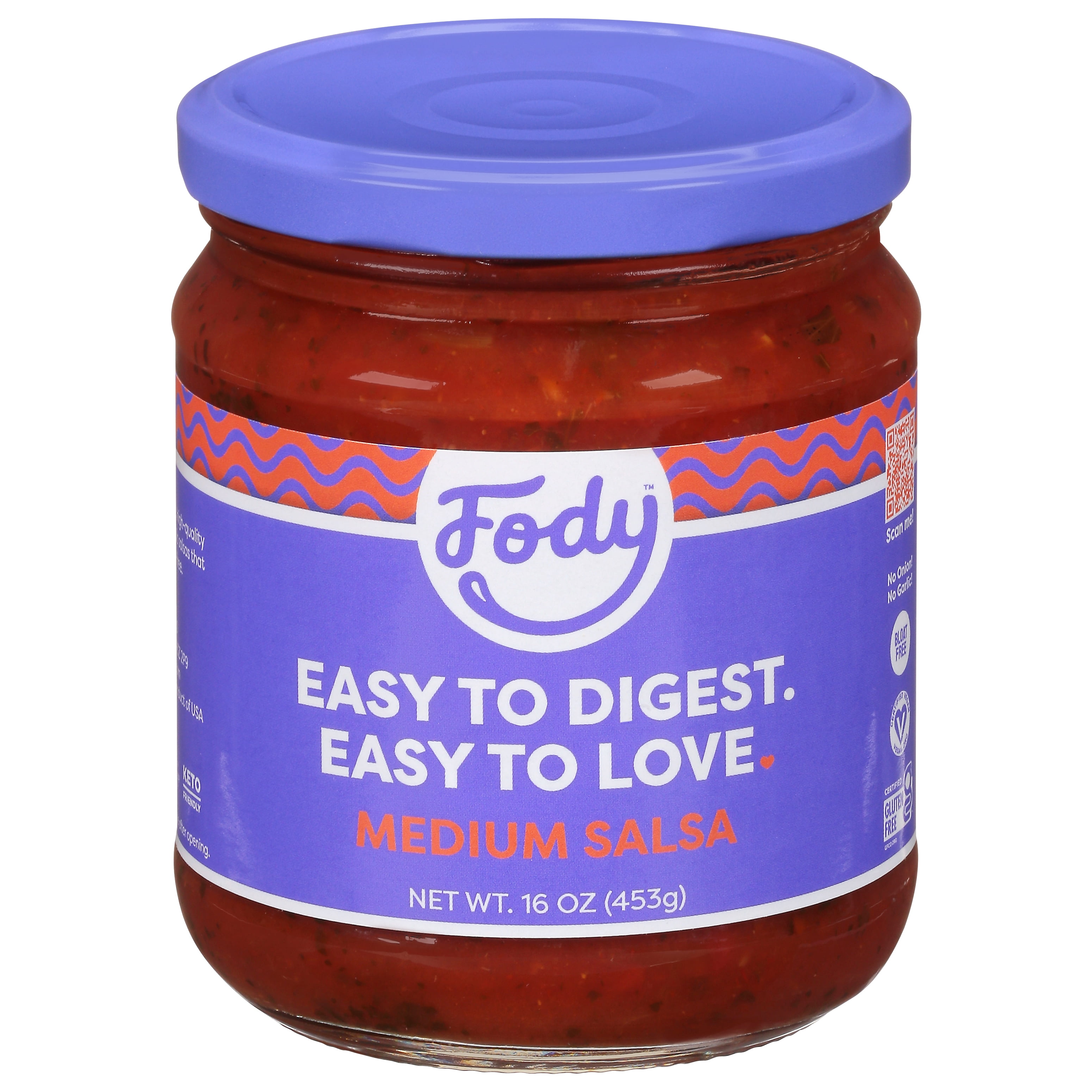 Fody Food Company Medium Salsa Low FODMAP 16 oz (Pack of 6) - Walmart.com