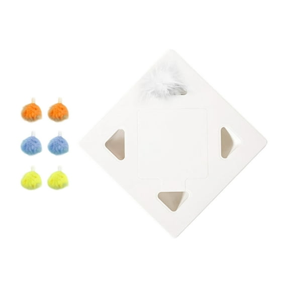 Fofos Magic Box Cat Toy, Electric Smart Cat Teaser With Charger & 6 ...