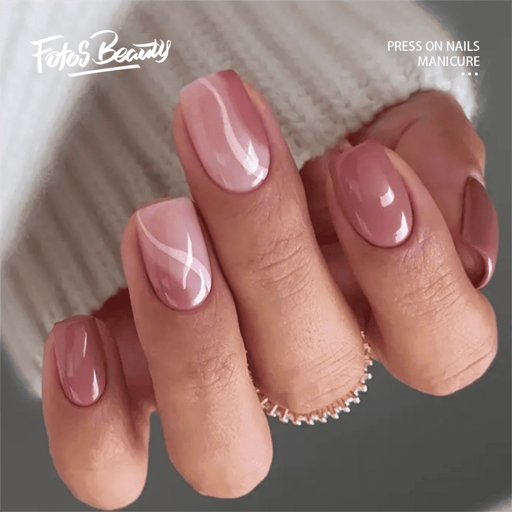 Fofosbeauty 24pcs Press on False Nails,Fake Nails for New Year ...