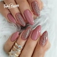 Fofosbeauty 24pcs Press on False Nails Tips,Almond Fake Acrylic Nails ...
