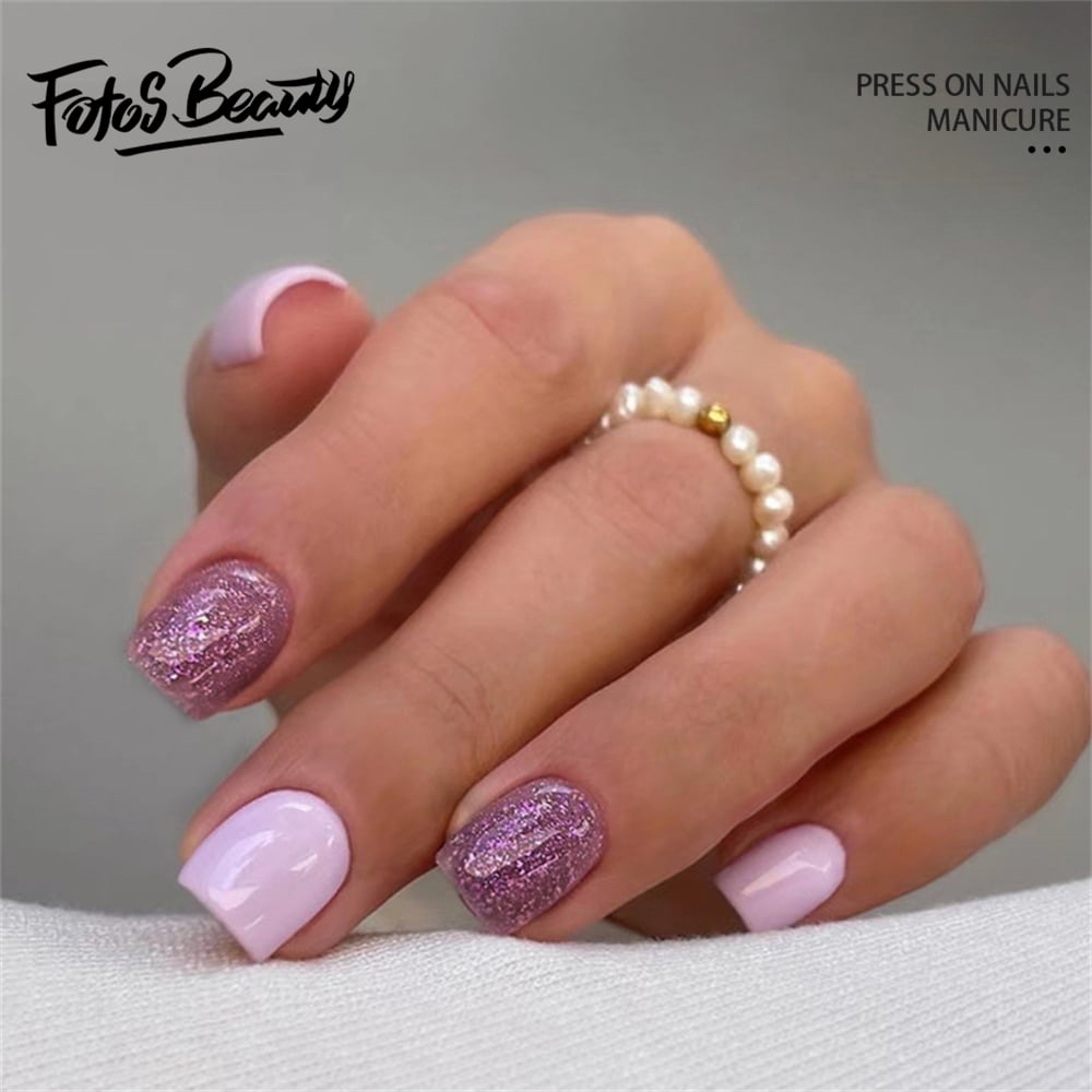 Fofosbeauty 24pcs Press on Nails, 2024 Fake Nails Coffin Tips Design ...
