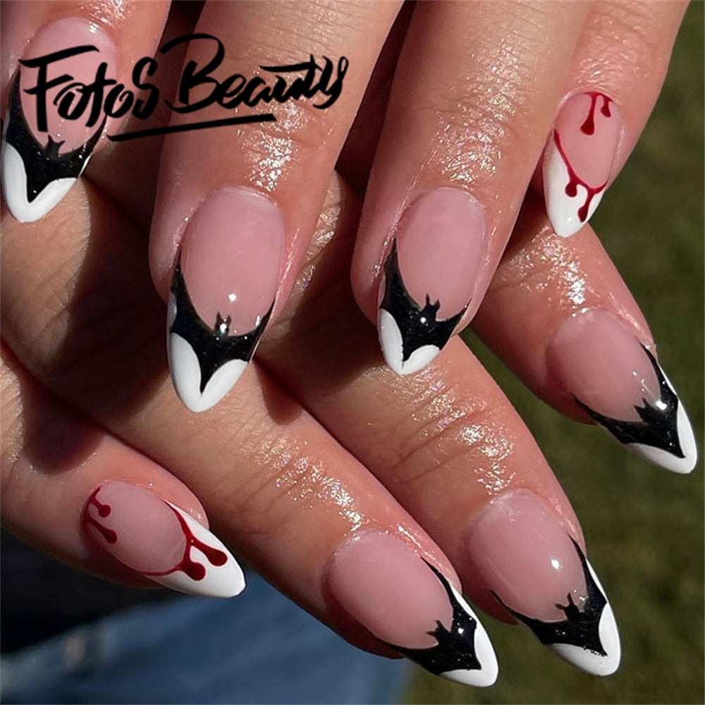 Fofosbeauty 24pcs Press on Nails, Artificial Acrylic Nails for Salon ...