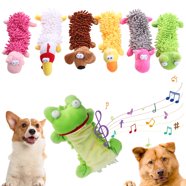 LEGEND SANDY 14 Pack Cute Plush Fruit & Vegetable Pup Chew Toys for ...