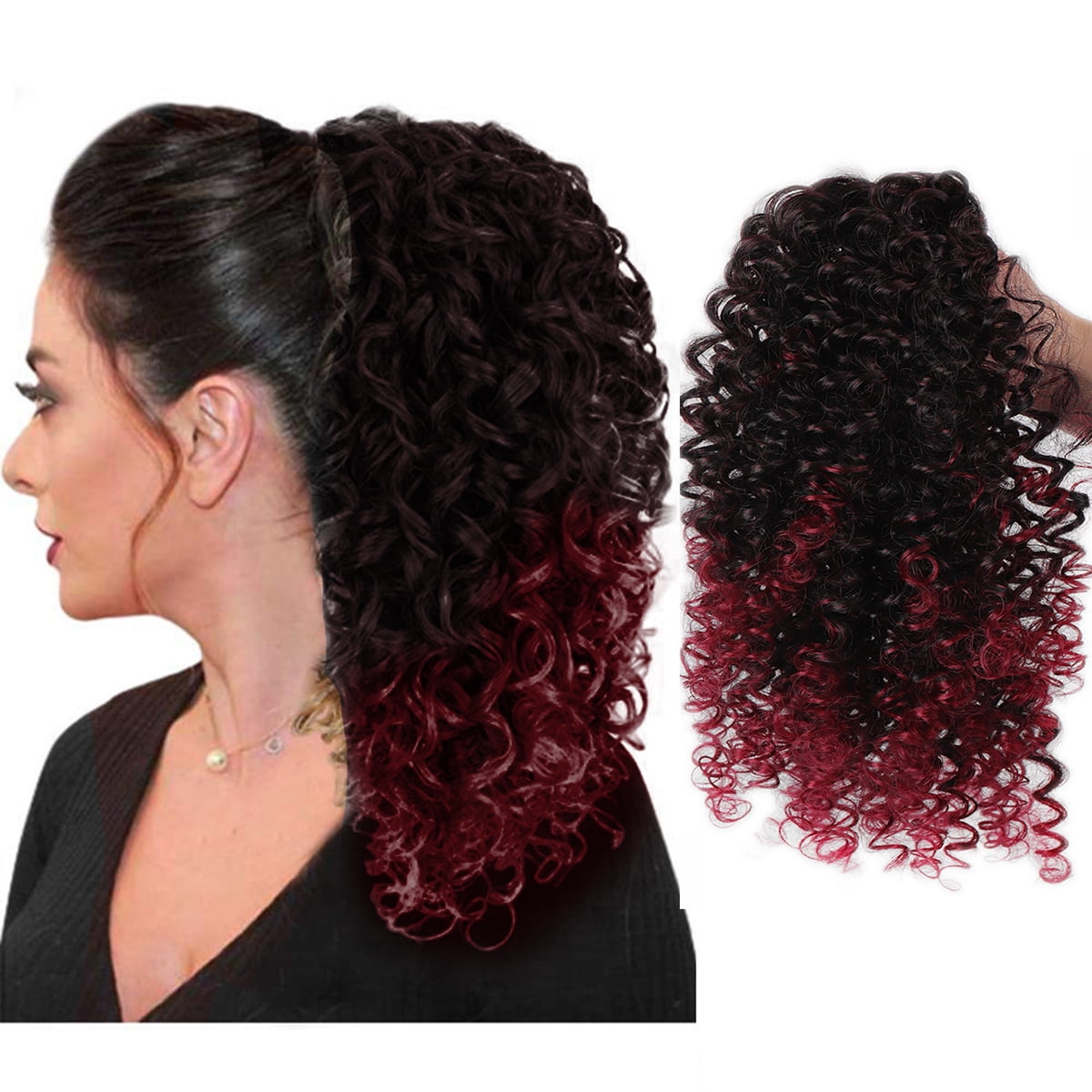 Fofosbeauty Curly Ponytail Extension Drawstring Ponytail Curly for ...