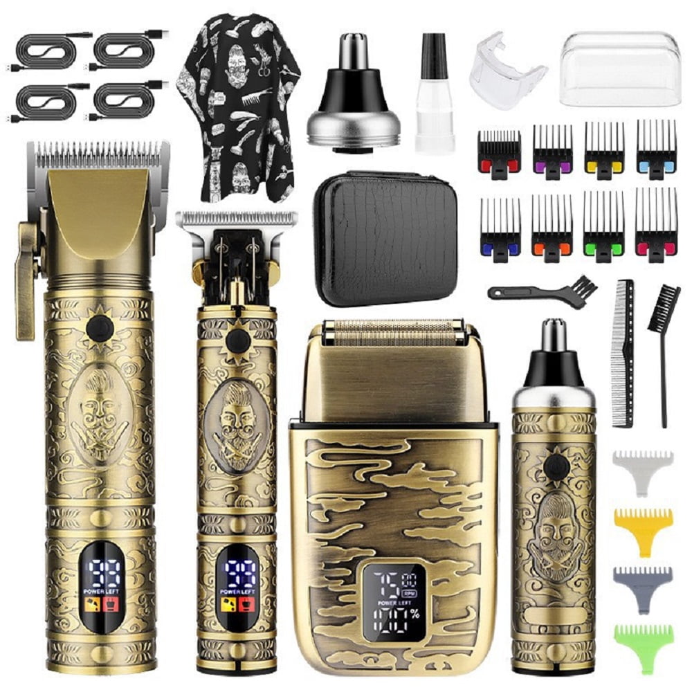 Fofosbeauty Professional Men's Hair Clippers, Beard Trimmer & Grooming ...